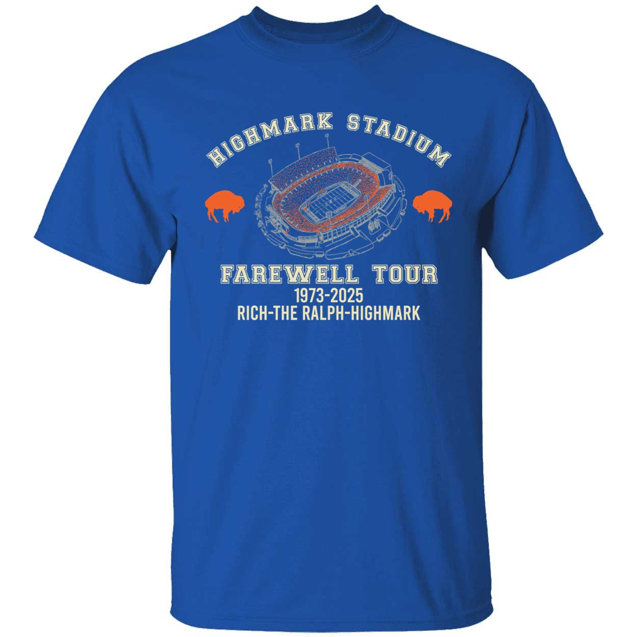 Highmark Stadium Farewell Tour 1973 2025 Rich The Ralph Highmark Shirt ...